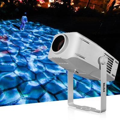 China 100W Outdoor Waterproof LED Projector Water Wave Blue Dynamic Ripple Stage Effect Gobo Light projection Lights for sale