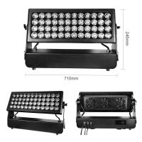 China 1500W High Power RGBW 4in1 LED Stage Flood Light DMX512 Theater TV Studio Concert Event Wash Lighting for sale