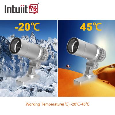 China Customizable 60W LED Gobo Logo Projector Outdoor IP65 Rotating Advertising Projection Light for Restaurant Bar Street Shop for sale