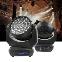 China DJ Party Light 37*10W RGBW Quad 4 in 1 LED Moving Head Wash Zoom for sale