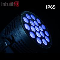 China Outdoor IP65 Waterproof LED Par Light 18x20W RGBWA UV 6in1 Professional Stage Wash Lighting DMX DJ Can for Events Stadium Club for sale