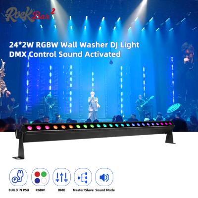 China 24*2W RGBW 4in1 Led Wallwasher Bar for sale