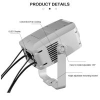 China 100W Logo Gobo Projector Light — IP65 Outdoor DMX512 Custom Pattern Projection for Advertising, Building & Events for sale