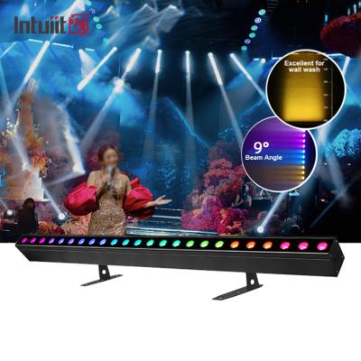 China 24*2W RGBW LEDs Wall Washer Light Stage Effect Lighting With Remote Controller DMX for Concert Party KTV Wall Wash Light for sale