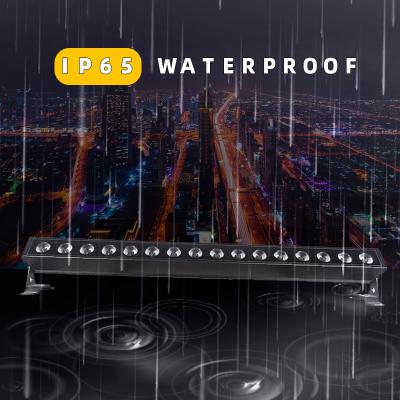 China 16*5W Colorful Wall Washer IP65 Outdoor Decorative Led Linear Exterior Wall Spotlight Building Rgb Lighting Engineering Line Lights for sale