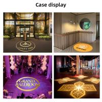 China 40w Led Projector Indoor Projection Lamp Gobo Custom Logo Welcome Light Led Projector for sale