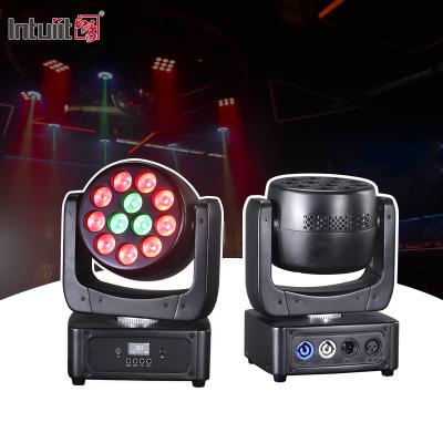 China Event Show Stage Lighting Equipment DMX Beam RGBW 12x8w Led Wash Moving Head Light for sale