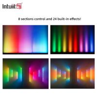 China 2x12W/24W RGBW 4-in-1 IP65 Battery Powered LED Wall Washer Bar — Cordless Wireless DMX512 Wash Light for Stage, Building & Events for sale
