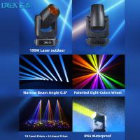 China 2025 New 100W Laser Moving Head Lights for Wedding KTV DJ DMX512 Control Mode for sale