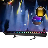 China RGBW LED Wall Washer Light Bar with Remote 24*2W LED Linear Wall Washer Lights IP20 Led Building Lighting for sale