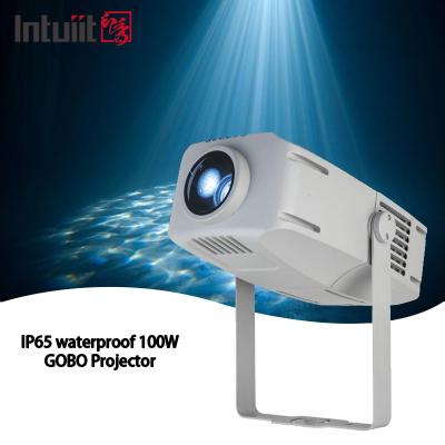 China Outdoor 100W Decorative Blue Dynamic Water Wave Light Led Ocean Stage Ripple Lamp Advertisement logo Gobo Projector for sale