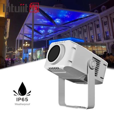 China Outdoor Gobo Projector 100w Advertisement Projector Rotating Led Waterproof IP65 Logo Gobo Projector Light for sale