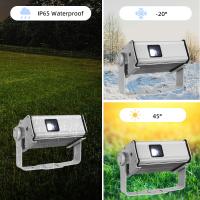 China 13W Firefly Garden Lights Star Projector Laser Christmas Lights with RGBW Colorful LED Background Light for sale