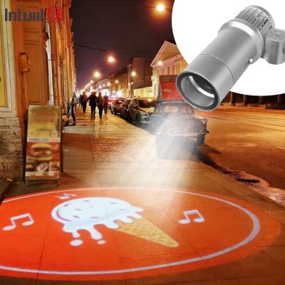 China 60W Outdoor Gobo Projection Light Advertising Sign Light Waterproof Rotating Led Sign Projector Pattern Door logo Spotlight for sale