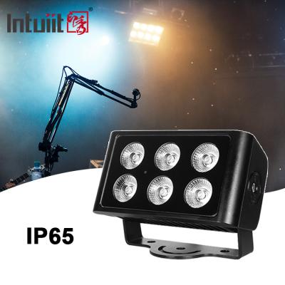 China 6x5W Outdoor IP65 Square DMX RGBW LED Flood Light For Building Facade LED Wall Washer Floodlight for sale