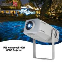 China 100W Outdoor Colorful Water Gobo Projector Night Club Disco Effect Light Waterproof Landscape Lamp Light Advertising Light for sale