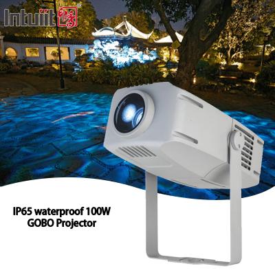 China 100W Outdoor Colorful Water Gobo Projector Night Club Disco Effect Light Waterproof Landscape Lamp Light Advertising Light for sale