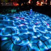 China LED Water Wave Projector Light Outdoor IP65 Waterproof 60W 100W 200W 400W Ripple Effect Stage Lighting for Landscape Facade Decor for sale