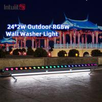 China 24*2W LED Washer Wall Light Outdoor IP65 Waterproof RGBW Colorful Building Wall Washer Lights for sale