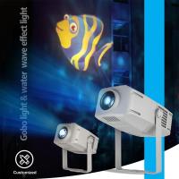 China IP65 400W Professional Outdoor Waterproof LED Water Wave Effect Projector Christmas Light Spotlights for Park Decoration for sale