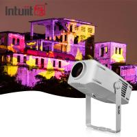 China 200W LED Customized Logo Gobo Projector Light IP65 Waterproof Rotating Led Logo Projector Light for Outdoor for sale