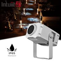 China 100W Outdoor Advertising LED Gobo Logo Projector Light Rotating Waterproof DMX512 Control Aluminum Beam Projector IP65 Rated for sale