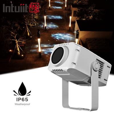 China 100W Outdoor Advertising LED Gobo Logo Projector Light Rotating Waterproof DMX512 Control Aluminum Beam Projector IP65 Rated for sale