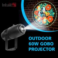 China Outdoor 60W IP65 Waterproof LED Logo Projector Aluminum Gobo Projectors Outdoor Advertising Projection for sale