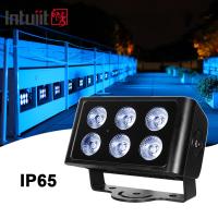 China Waterproof IP65 City Color DMX512 6x5W Rgbw Outdoor Led Wall Wash Flood Light for sale