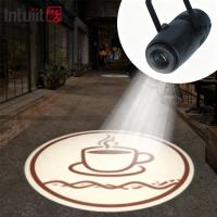 China 40W LED Indoor Building Advertising Projector Lamp Wall Mount LED Gobo Projector for Pilot Logos for sale
