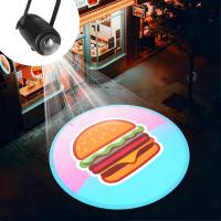 China 60W IP65 Waterproof Commercial Advertising Gobo Led Logo Floor Projection Lamp for sale