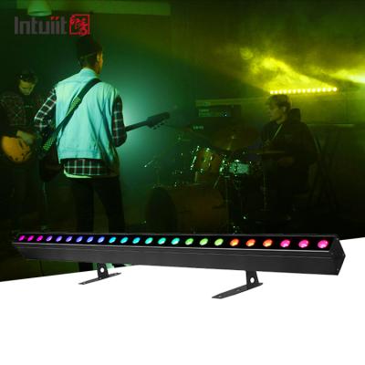 China 24*2W RGBW LEDs Wall Washer Light Stage Effect Lighting With Remote Controller DMX for Concert Party KTV Wall Wash Light for sale