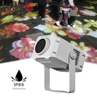 China 100w IP65 Waterproof Outdoor Building Advertising LED Rotating Gobo Projector Custom Image Logo Projection Lamp for sale