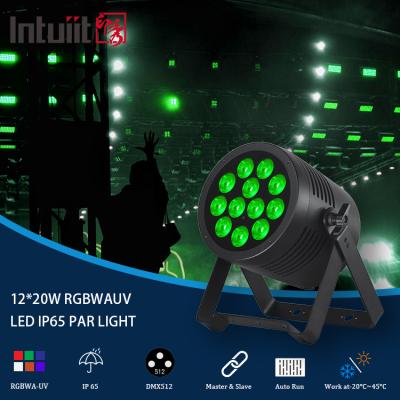 China Outdoor LED Par IP65 Waterproof Led Par 12x20w RGBWA UV 6IN1 DMX Led Par Light for sale