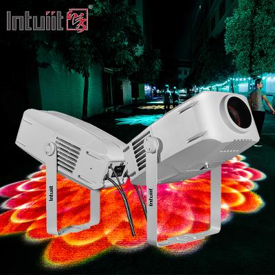 China 400W Logo Projector Light Outdoor IP65 Waterproof Custom Advertising Led Gobo Projector for Shop Store Wedding for sale