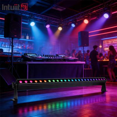 China IP20 RGBW 24*2W 1M LED Wall Washer DMX Colorful Lighting Bar for Wedding Party for sale