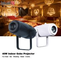 China Custom Logo Projector Light Gobo Projector 40W LED Advertising Lights for Business Branding for sale