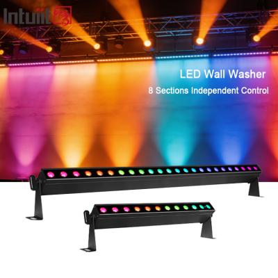 China 12x2w RGBW LED Wall Washer Bar Light DMX Control Professional Stage Show DJ Disco Equipment for sale