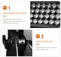 China 1500W High Power RGBW 4in1 LED Stage Flood Light DMX512 Theater TV Studio Concert Event Wash Lighting for sale