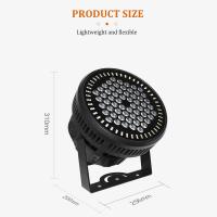 China 60*12W RGBW 4in1 IP65 Outdoor LED PAR Can Uplighting Set DMX512 Stage Wash Light for Wedding Event Building Facade for sale