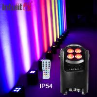 China 4X18W Rgbw 4 in 1 Led Par Light Wireless Battery Remote Control IR Wifi Led Par Stage Light for sale