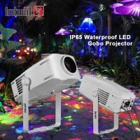 China Waterproof IP65 400 Gobo Projector Custom Logo Rotating Gobo Projector Light Outdoor Buildings Advertising Lights for sale