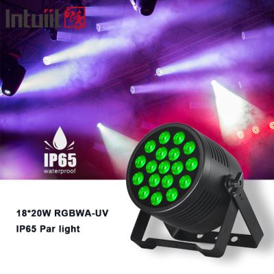 China IP65 18x20w RGBAW UV Led Par Uplight Waterproof Led Par Light for sale