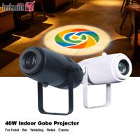 China LED 40W High Definition Advertising Projector CE RoHs Gobo Logo Projector Light for sale