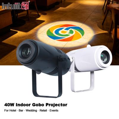 China LED 40W High Definition Advertising Projector CE RoHs Gobo Logo Projector Light for sale