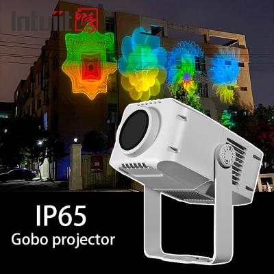 China Waterproof IP65 Logo Gobo Projector Light Christmas Outdoor 120w LED Gobo Logo Projector Outdoor Advertising Light for sale