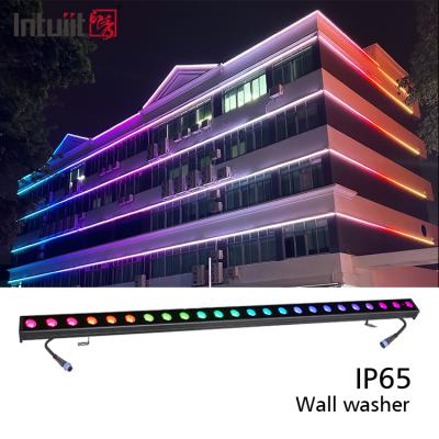 China RGBW Dmx Led 2x24W Led Wall Washer Light for Outdoor Application for sale