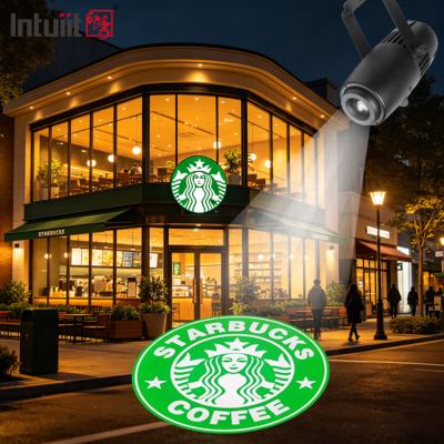 China Custom Logo Projector Light Outdoor Waterproof Gobo Projector 60W LED Advertising Lights for Business Branding for sale