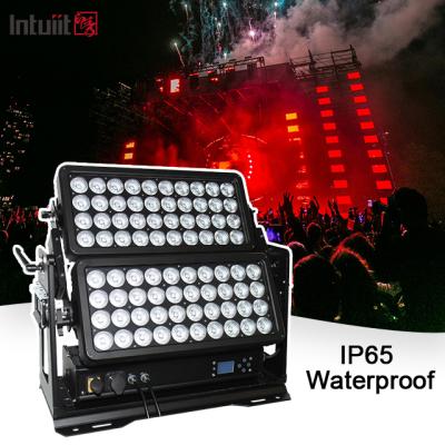 China Waterproof Outdoor Double LED Wall Washer Light IP65 800W RGBW DMX City Hotel Garden for sale