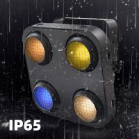 China 4-Eye LED COB Blinder Light 4x90W RGB Warm White Amber Stage Blinder Strobe DMX512 Pixel Control Stage Lights for Event Party for sale